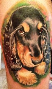 The 14 Coolest Cocker Spaniel Tattoo Designs In The World