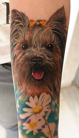 The 9 Coolest Yorkshire Terrier Tattoo Designs In The World