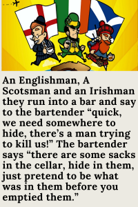 An Englishman, A Scotsman & An Irishman