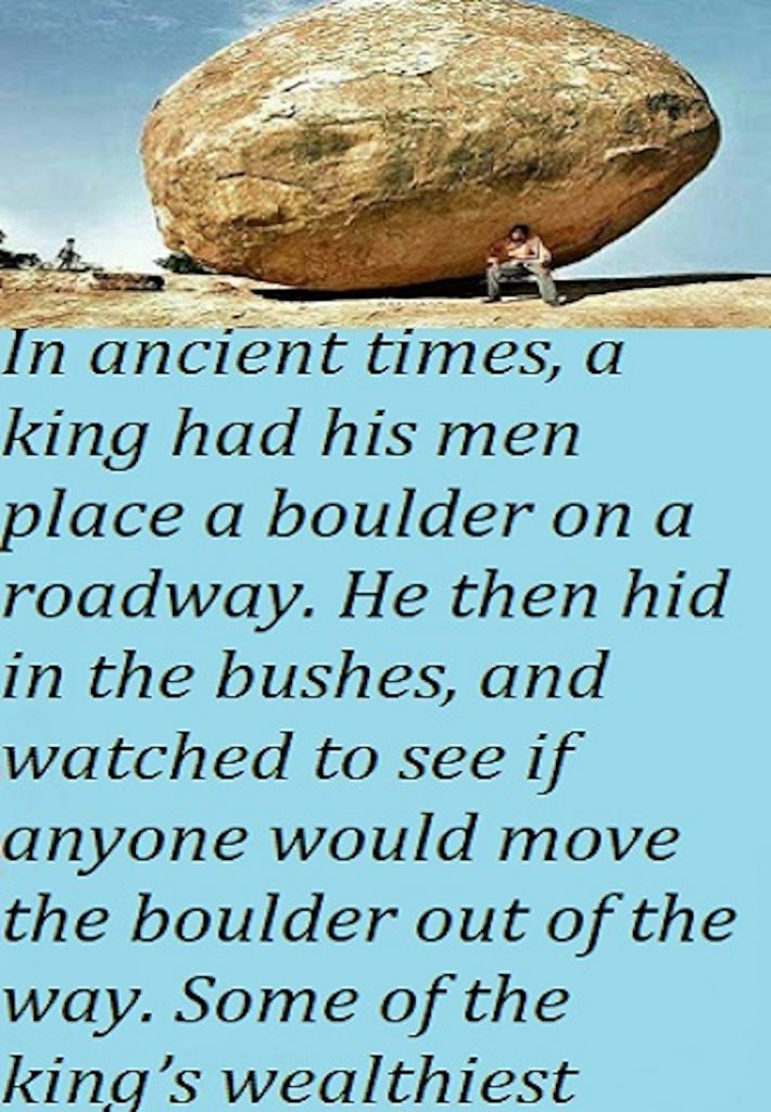 The Obstacle In Our Path