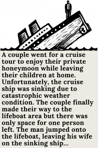 The Sinking Ship And Life Lesson